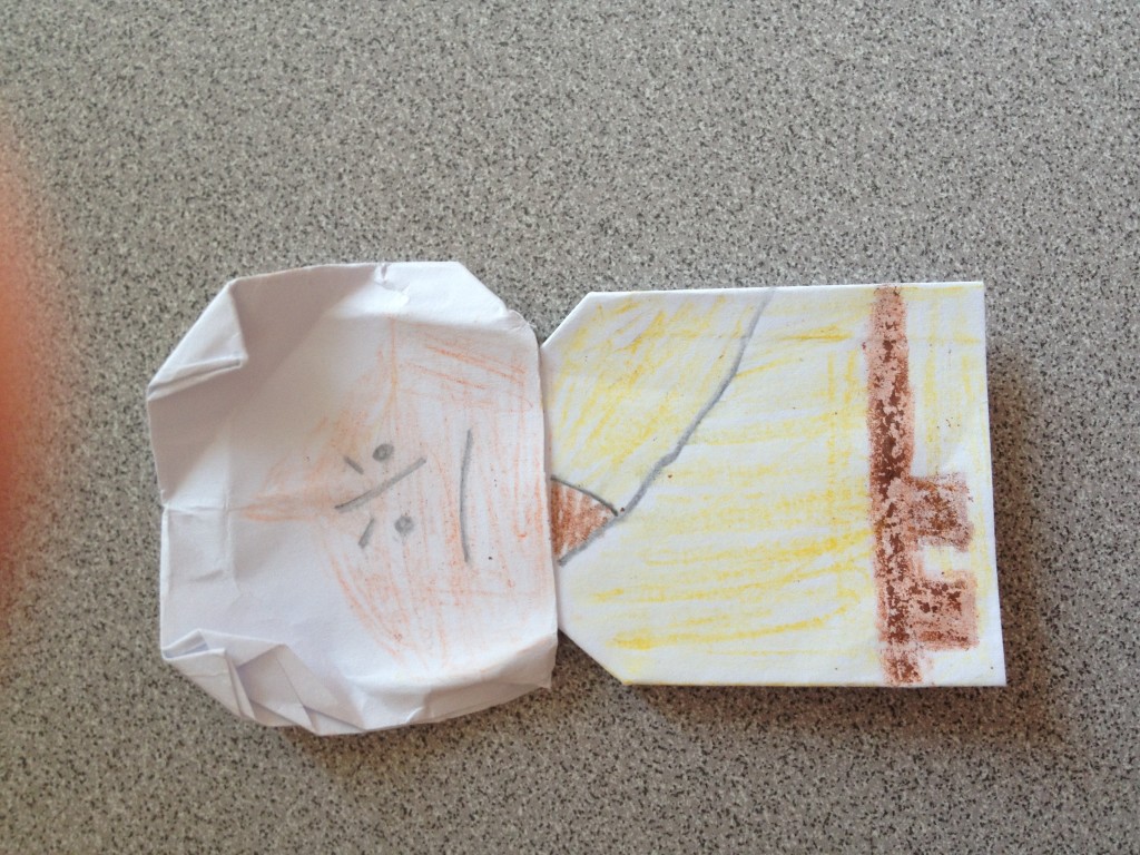 Interesting technique for folding Luke by SF Grant… | Origami Yoda