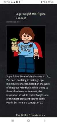 Lego Dwight: the new version! | Origami Yoda