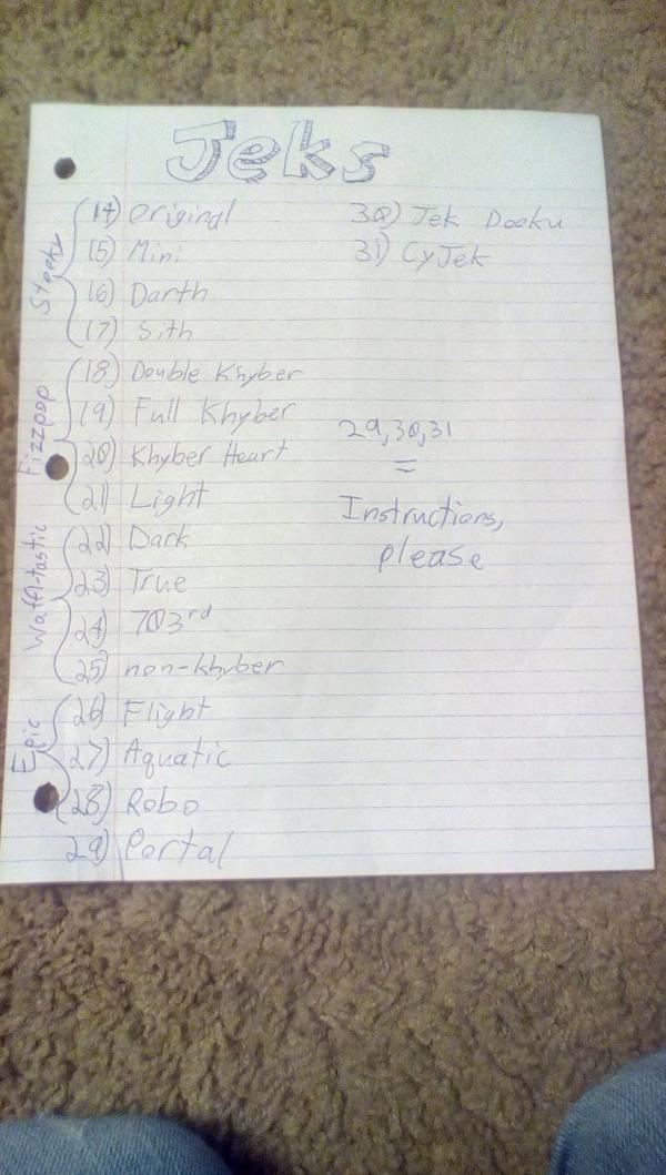 JEK-vana | Origami Yoda