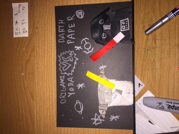 Origami Yoda vs Darth Paper | Origami Yoda