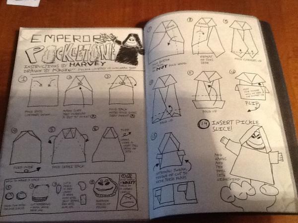 Origami Emperor Pickletine | Origami Yoda