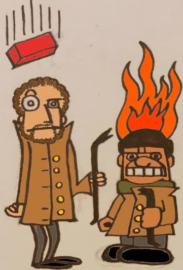 Harry and Marv Drawing not origami | Origami Yoda